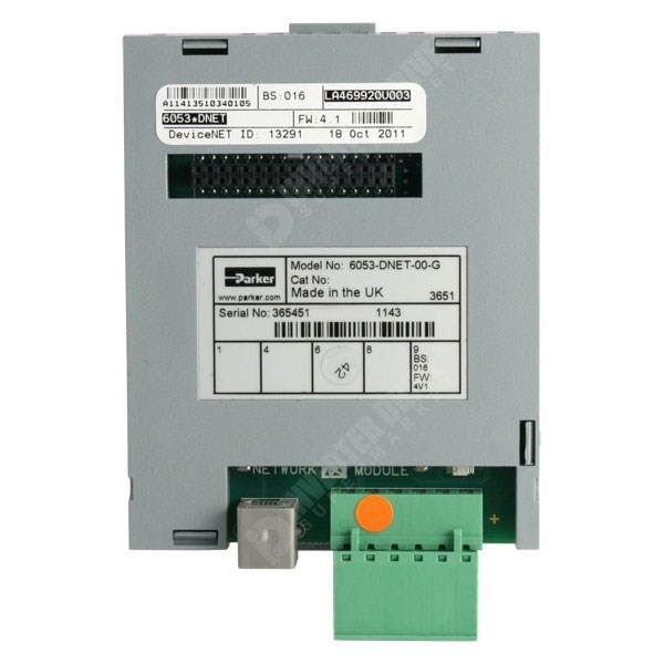 Parker SSD DeviceNet Comms Card for 690PB - 6053-DNET-00 - Comms for AC ...