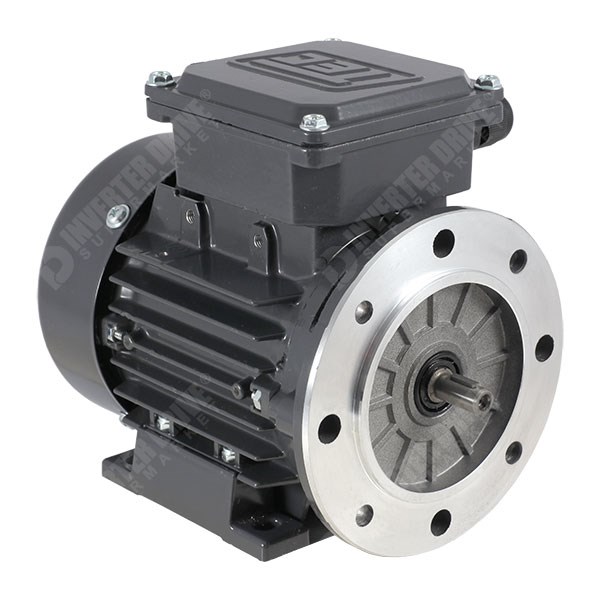 TEC IE2 0.12kW Aluminium Three Phase Motor 230V/400V 2 Pole 56 Frame B35 - AC Motors (Three Phase)