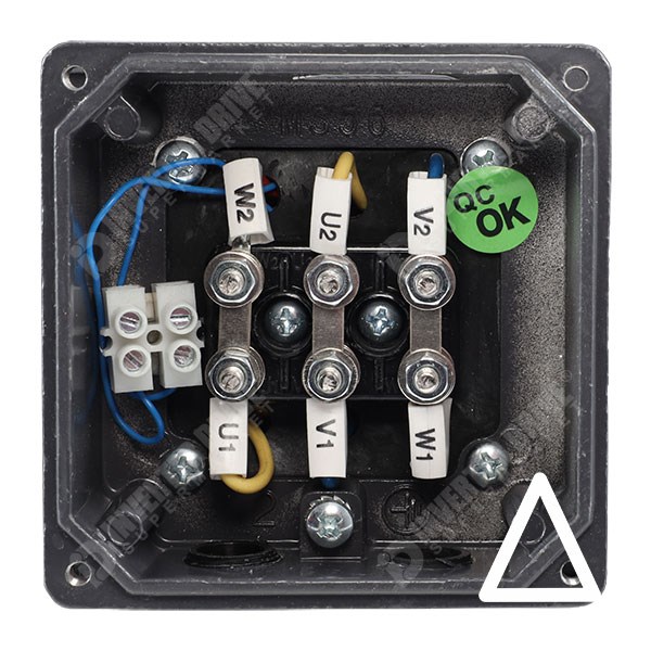 TEC IE2 0.12kW Aluminium Three Phase Motor 230V/400V 2 Pole 56 Frame B3 - AC Motors (Three Phase)