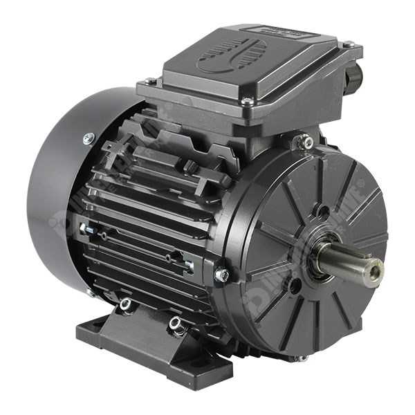 TEC IE3 0.75kW Aluminium Three Phase Motor 230V/400V 2 Pole 80 Frame B3 - AC Motors (Three Phase)